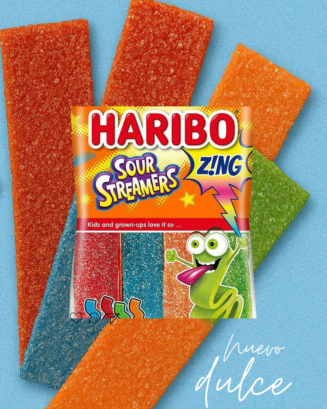 Haribo Sour Streamers – Dolce Alegria